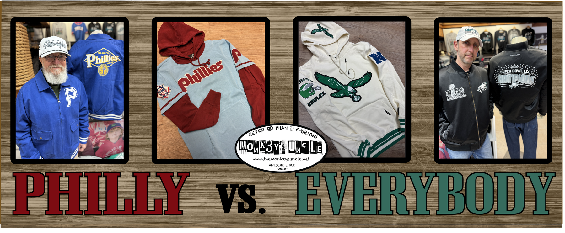 Monkey's Uncle Retro Philly Tee Shirts - Doylestown PA