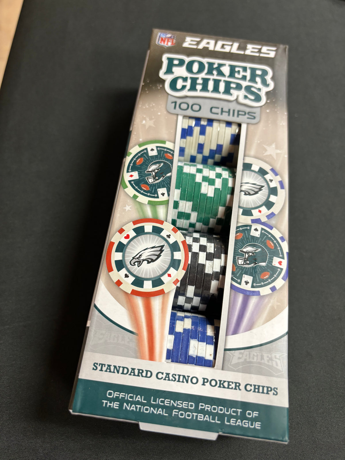 Eagles poker chips – Monkey's Uncle