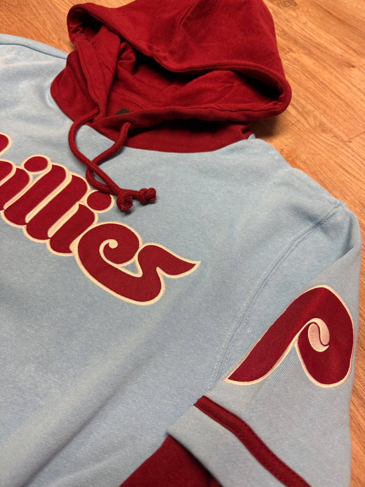 Philadelphia Phillies Throwback Powder Blue Shortstop Hoodie – Monkey's ...