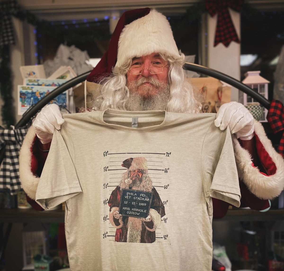 Vet Stadium Santa Mug Shot – Monkey's Uncle