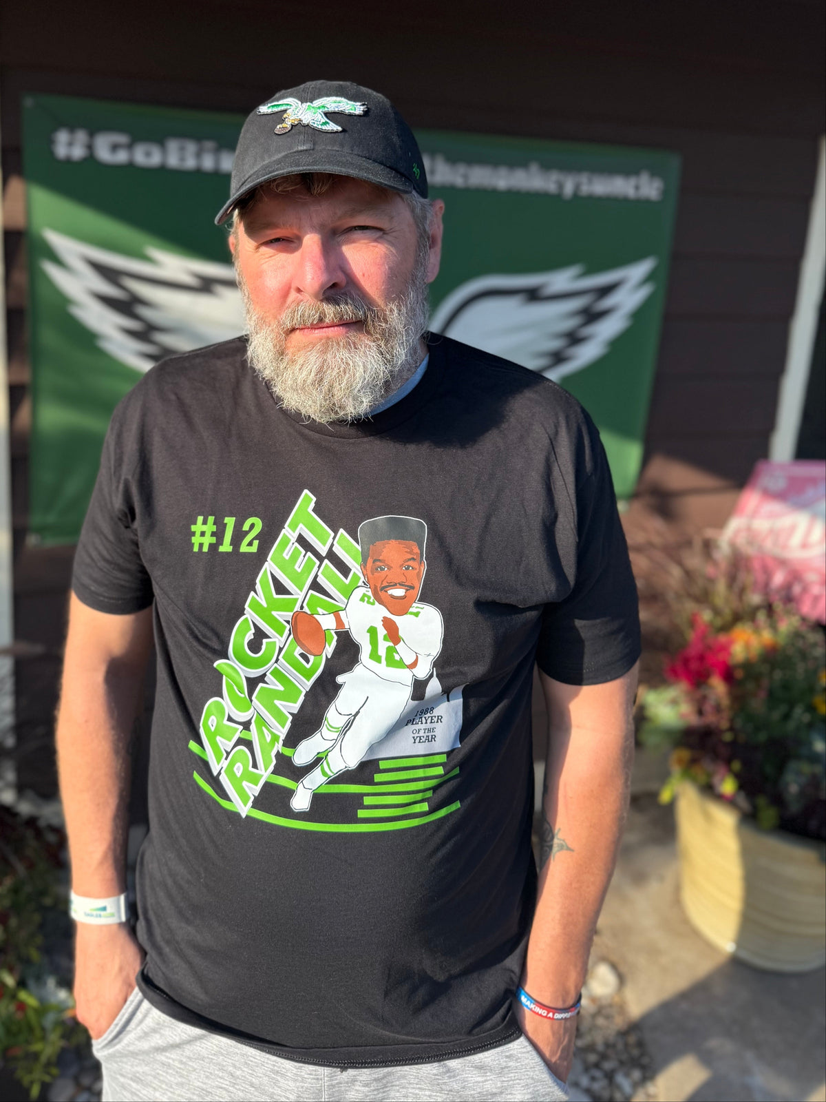 Rocket Randall Cunningham Tee – Monkey's Uncle